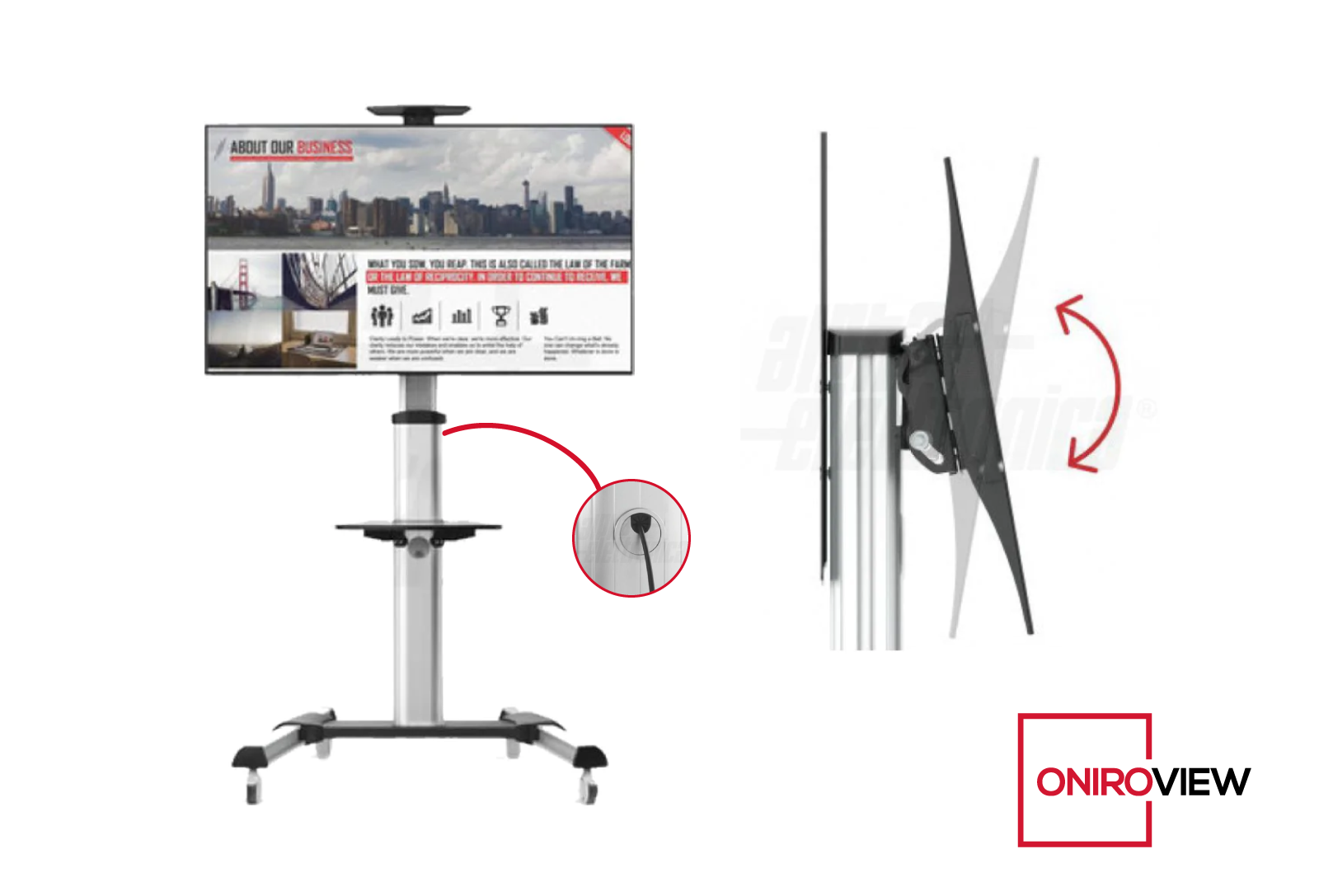 Carts, brackets or table stands: how to install the monitor in the bes ...