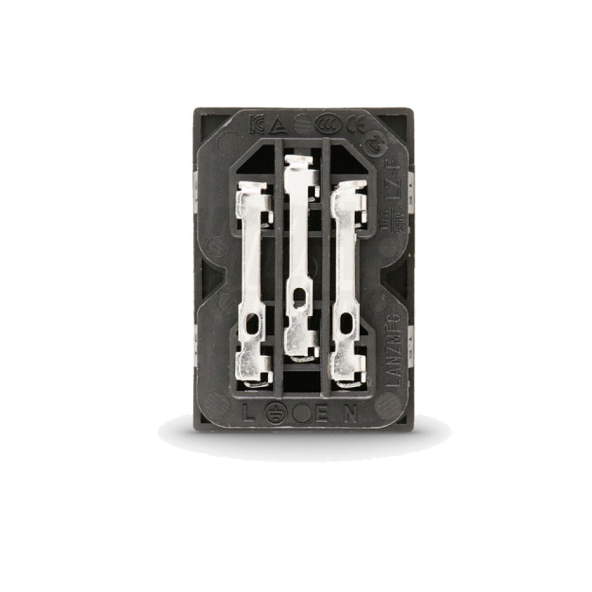 Power Panel Socket IEC 320 C19 Female Wall Mount 16A 250V, black color ...