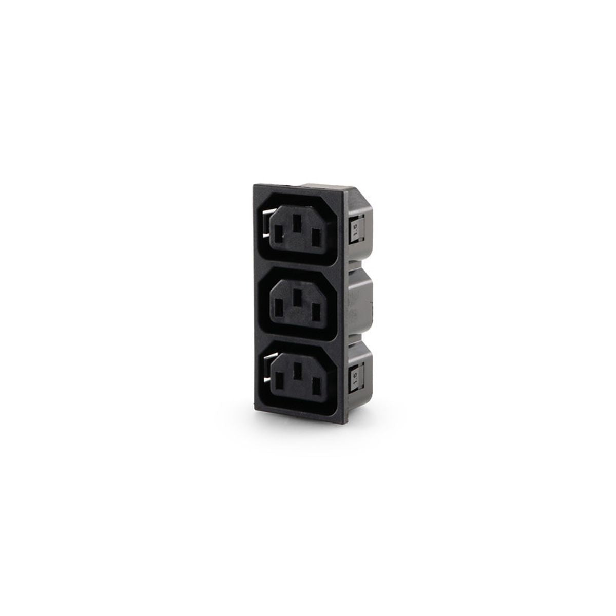 Power Panel Socket IEC 320 C19 Female Wall Mount 16A 250V, black color ...