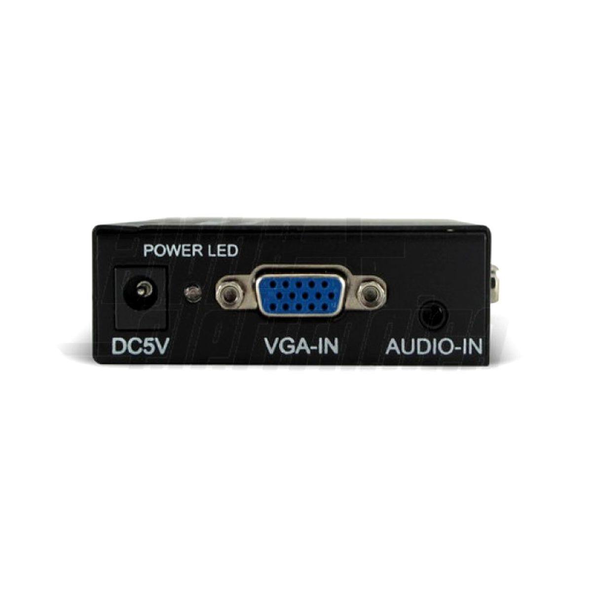 Active vga splitter 2 outputs, 1 input + amplified audio power supply ...