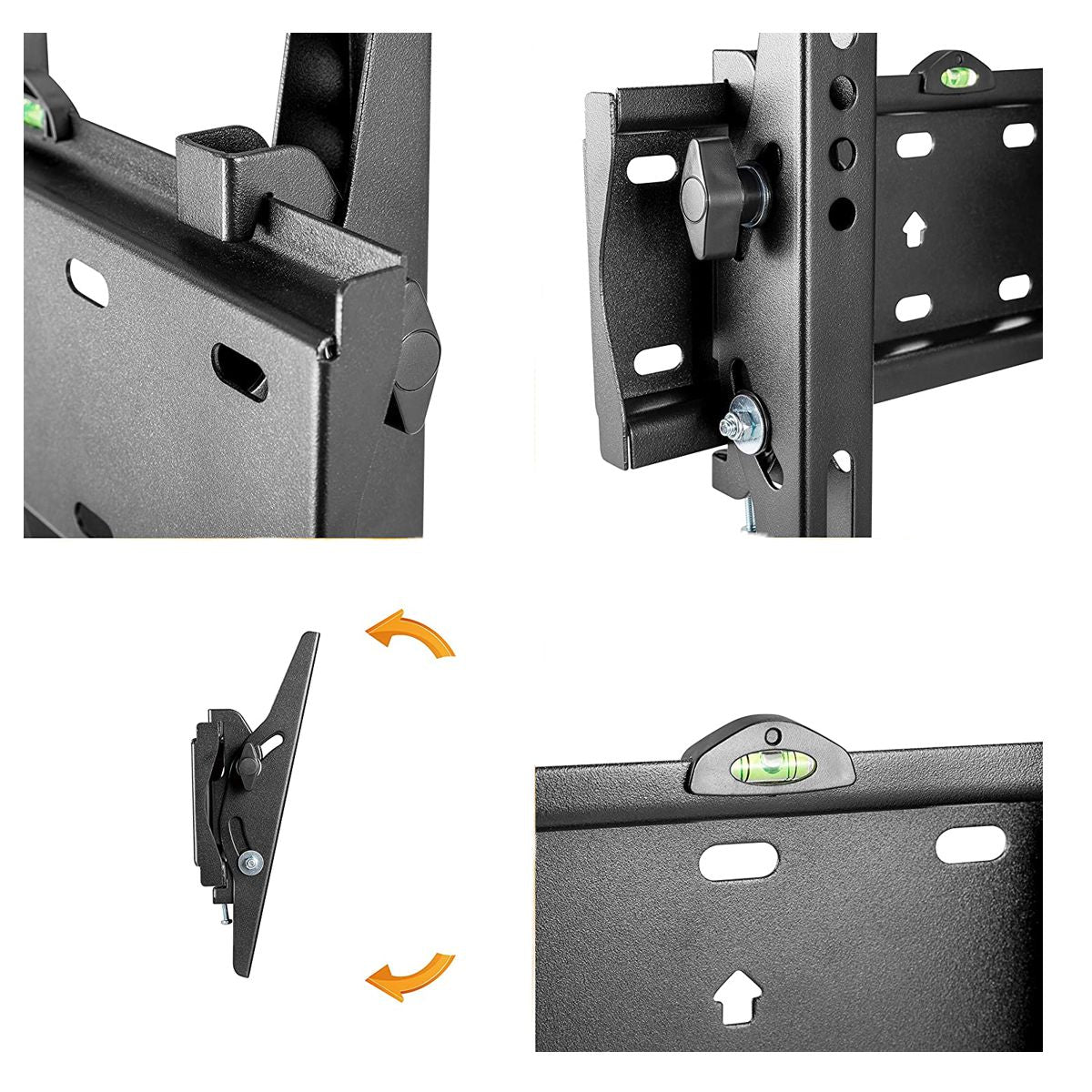 TV wall support 37 - 70 inches tilting steel vesa 600x400 – Oniroview